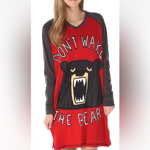 Lazy One | Intimates & Sleepwear | Lazy One Dont Wake The Bear Long ...